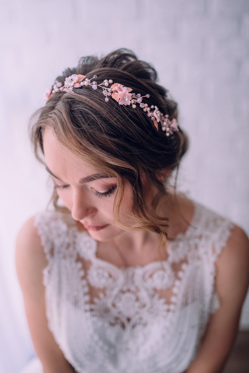 Flower Girl Headpiece-Flower Headband-Flower Girl Hair | Etsy