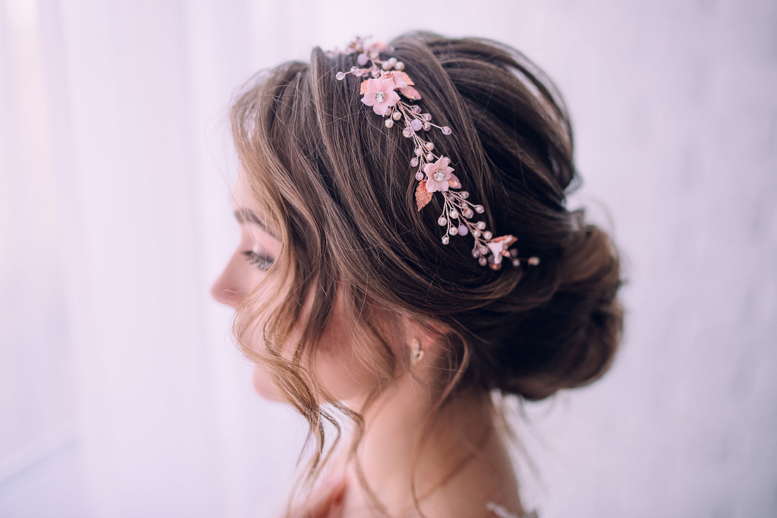 Flower Girl Headpiece-Flower Headband-Flower Girl Hair | Etsy