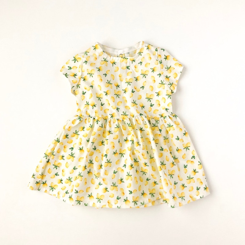 Lemon Print Dress - Etsy