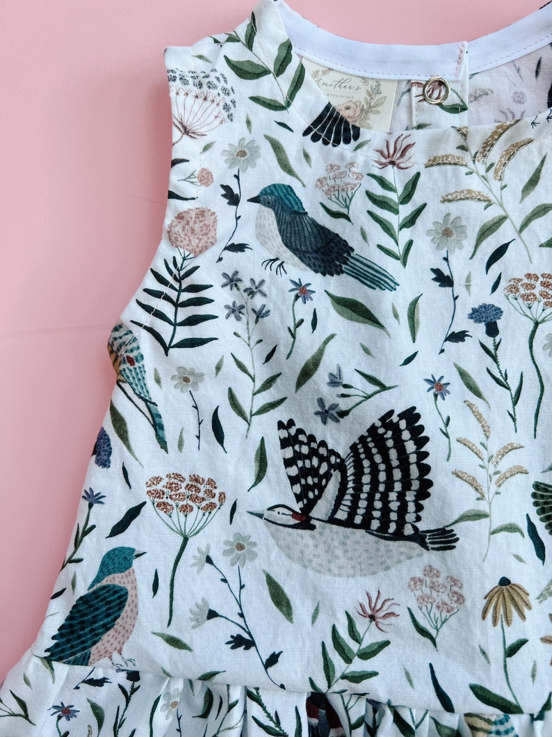 Bird Dress Natural Bird Outfit Woodland Creature Dress - Etsy