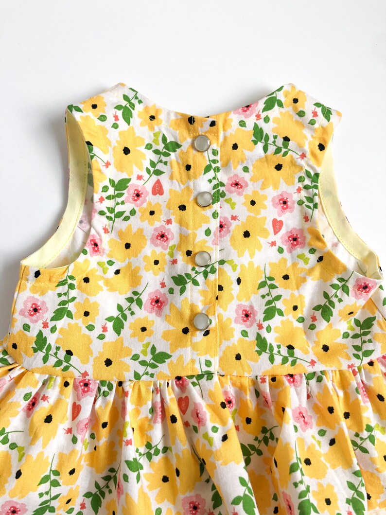 Yellow Floral Peplum Top, Girls Summer Floral Top - Etsy