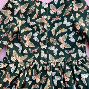 Moth Dress, Cottagecore Moth Dress - Etsy