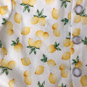 Lemon Girls Dress, Vintage Lemon Print Dress, Summer Dress - Etsy