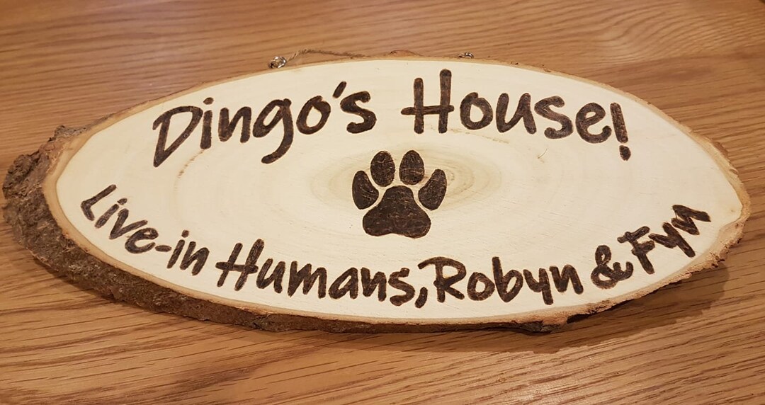Personalised Wooden Pyrography Plaque - Etsy