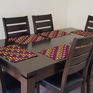 African Placemats, Ethnic Placemats, Tribal Placemats, African Print ...
