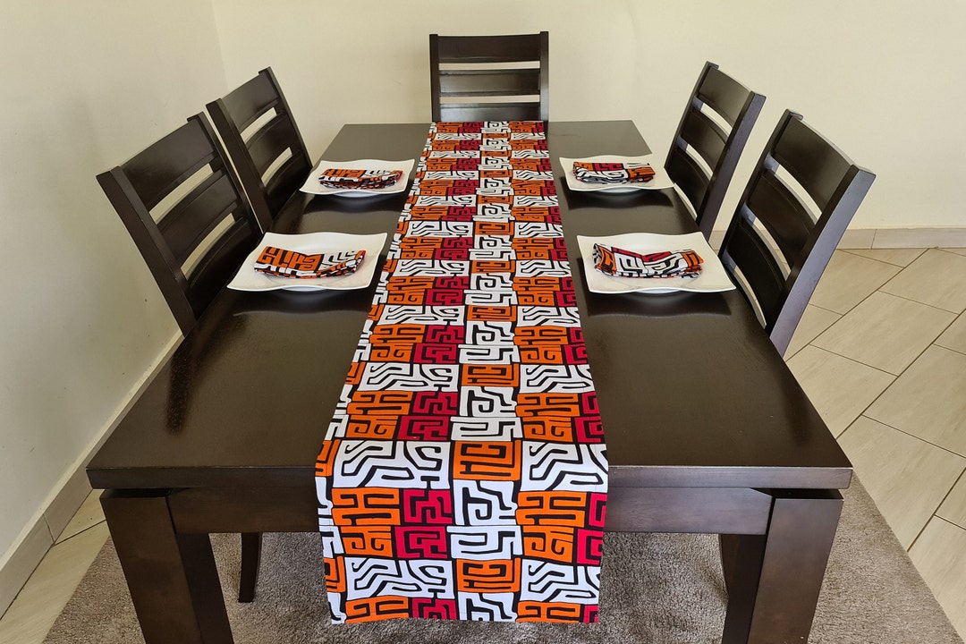 African Table Runner Home Decor Accessory - Etsy