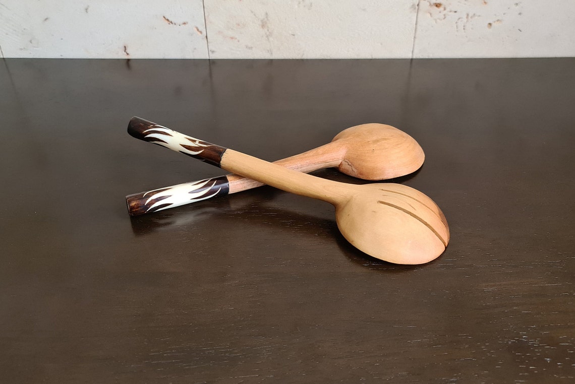 African Wooden Spoons Olive Wood Bohemian Style Farmhouse - Etsy
