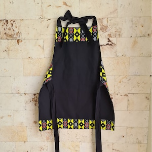 African Print Apron, Double Sided Apron, Reversible Apron, Kitchen ...