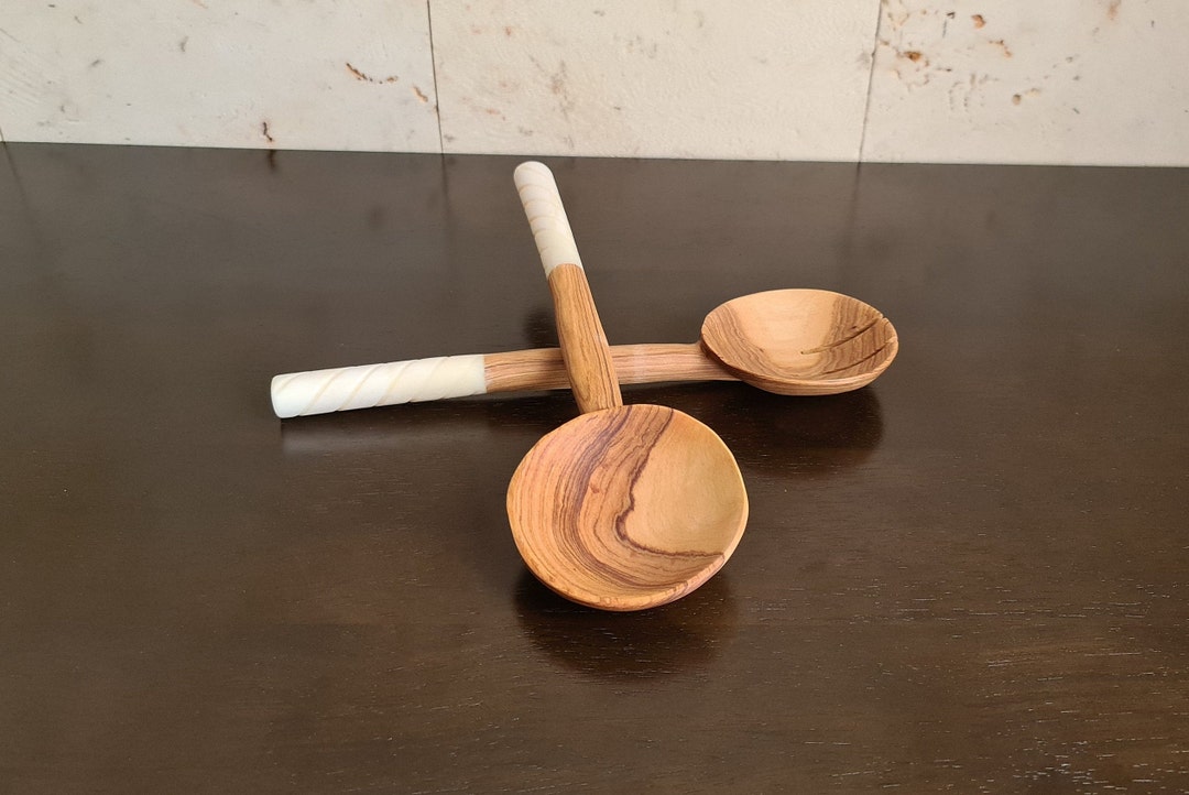 African Wooden Spoons, Olive Wood, Bohemian Style, Farmhouse Style ...