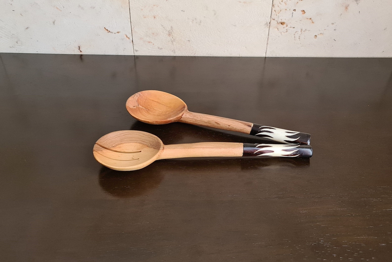 African Wooden Spoons Olive Wood Bohemian Style Farmhouse - Etsy