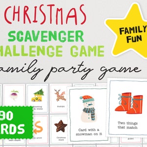 Christmas Party Game Bundle - Fun Games for Kids and Families to Print ...