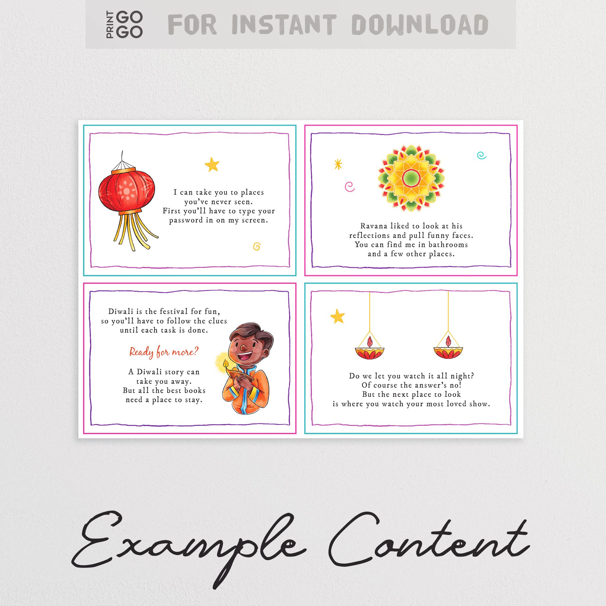 Diwali Scavenger Hunt for Kids - Celebrate the Festival of Light With a ...