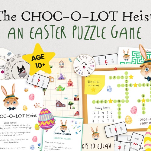 Easter Escape Room Game. Bible Kids and Family Printable Party - Etsy
