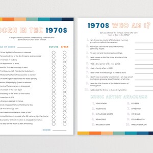 Born in 1970s - 50th Birthday Quiz | 1970s Trivia Quiz | Born in the Seventies Pub Quiz | Trivia ...