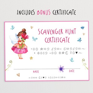Fairy Scavenger Hunt for Kids | Fairies Birthday Treasure Hunt ...