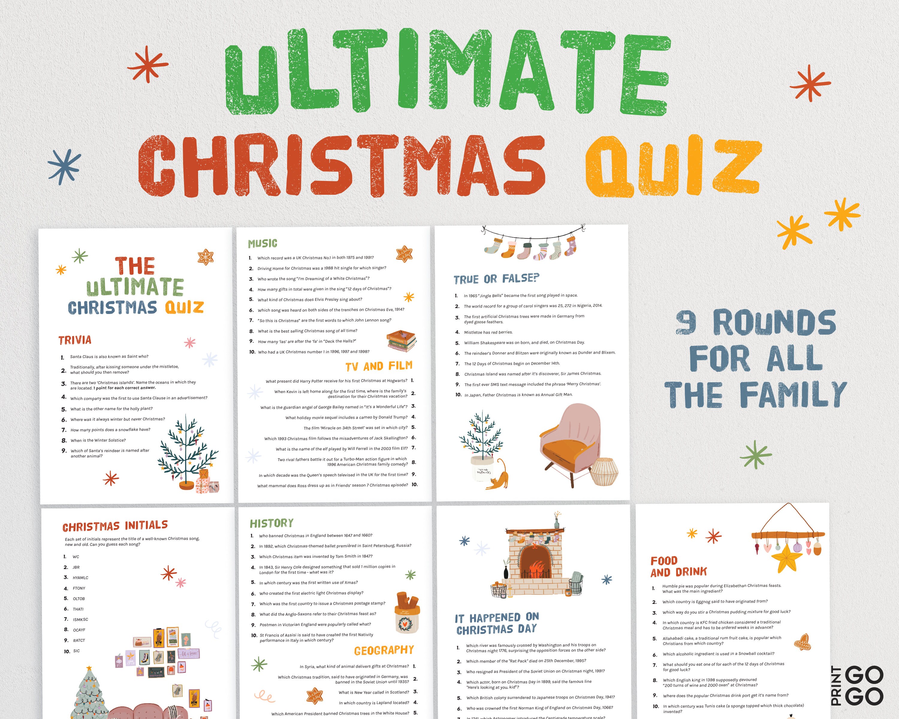 Christmas Quiz Bundle - A Huge Collection of Quiz Questions to Test ...