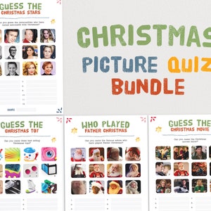 Christmas Game Bundle Family Christmas Games Christmas | Etsy UK