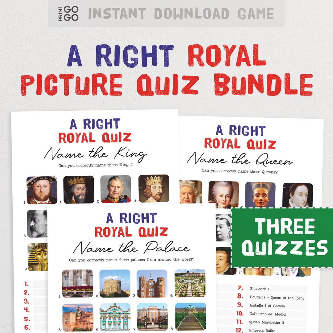 A Right Royal Quiz - 3 Fun Picture Quizzes to Test Your Royal Family ...