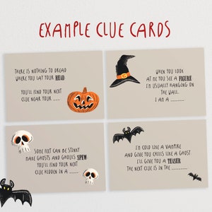 Halloween Scavenger Hunt Game for Kids | Indoor Halloween Party Game ...