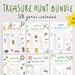 Treasure Hunt Bundle for Kids Six Outdoor Scavenger Hunt | Etsy