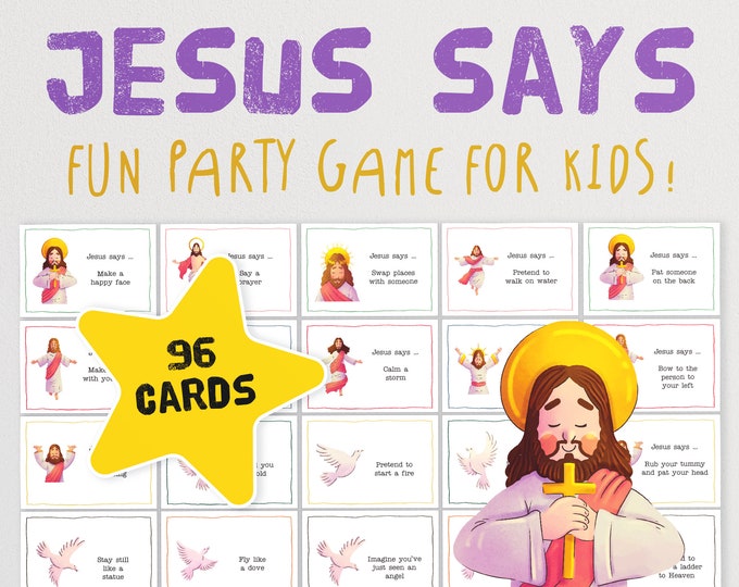 Jesus Says - the Fun Church Party Game for Kids! | Printable Sunday ...