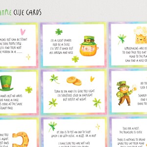St. Patricks Day Scavenger Hunt for Kids | St Patricks Treasure Hunt ...