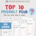 Top 10 Friendly Feud the Fun New and Original Way to Play A Group Game ...