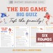 The Big Game Trivia Football Quiz - American Football Party Game for ...