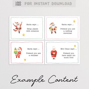 Santa Says - the Fun Christmas Party Game for Kids! | Printable Family ...