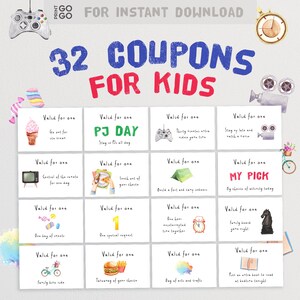 Reward Chart for Kids Ticket System Download to Edit. - Etsy Canada
