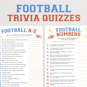The Big Game Bundle - American Football Party Games for All the Family ...