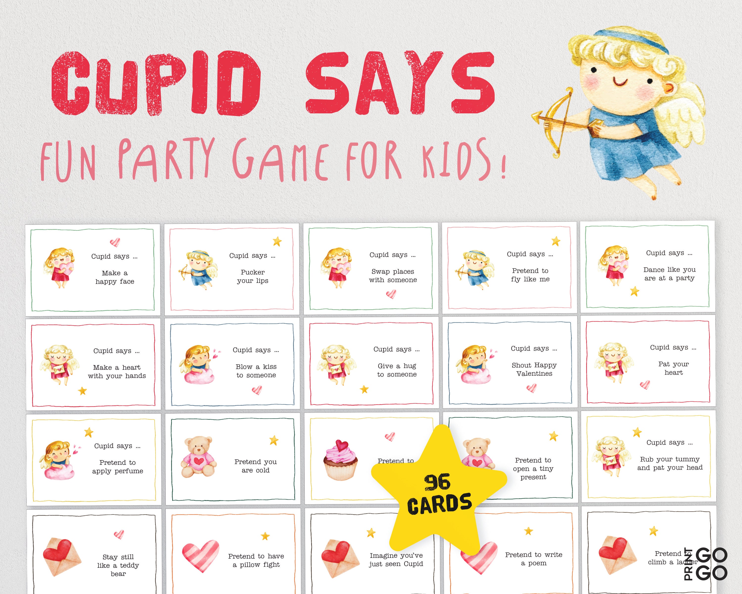 Cupid Says the Fun Valentine's Day Party Game of - Etsy