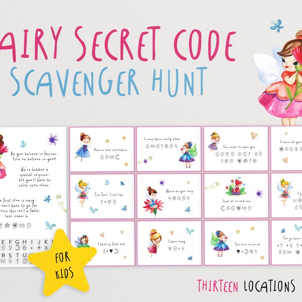 Fairy Scavenger Hunt - Etsy