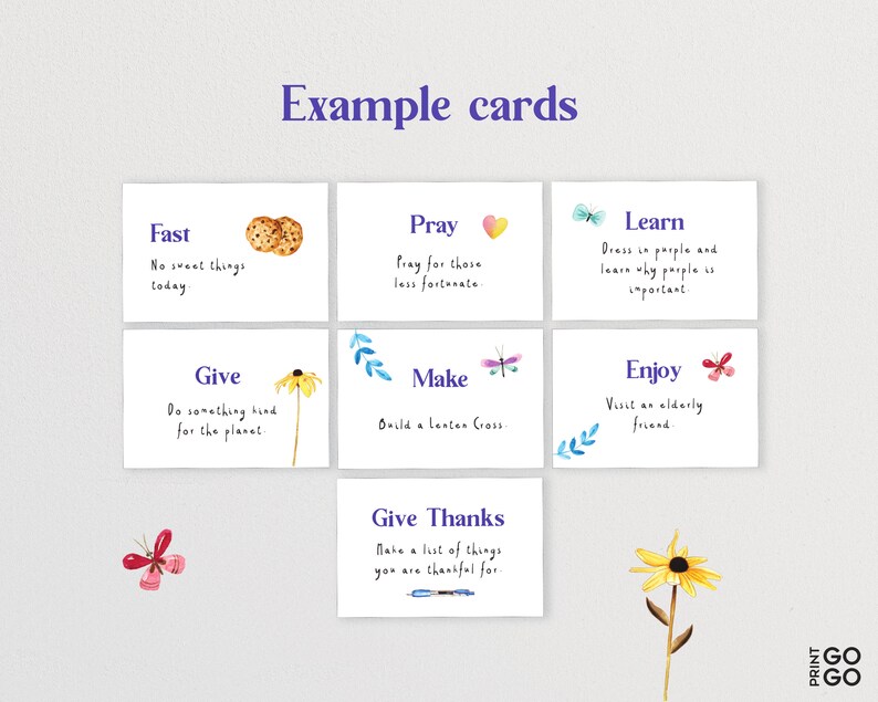 40 Lent Activity Cards | Lenten Activities for Children | Home School ...