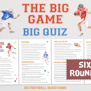 The Big Game Bundle - American Football Party Games for All the Family ...