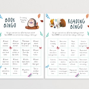 Book Bingo for Kids | Kids Reading Bingo | Reading Challenges for ...
