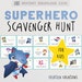 Superhero Scavenger Hunt the Search for Justice, Surprises and Hidden ...