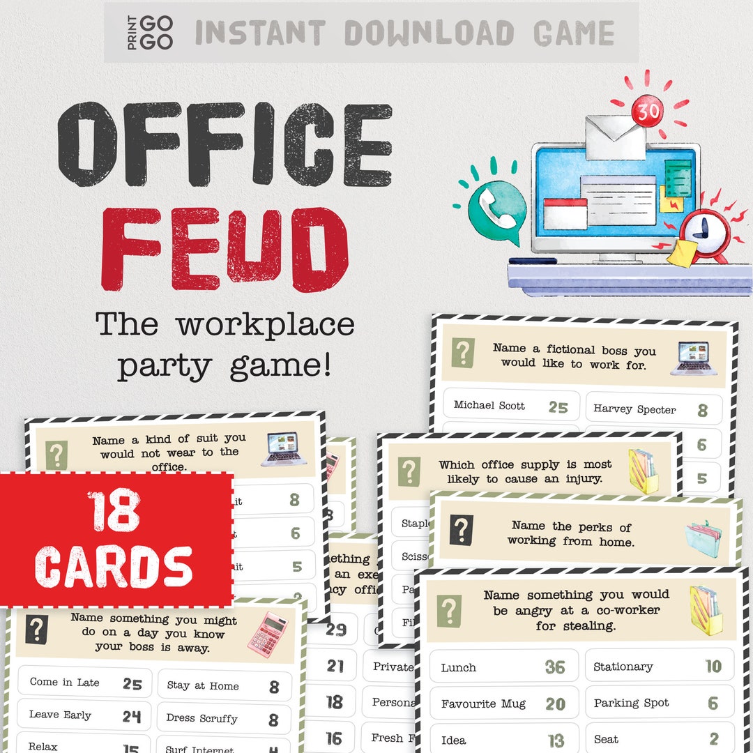 Office Feud - the Workplace Duel for Popular Answers and Points ...