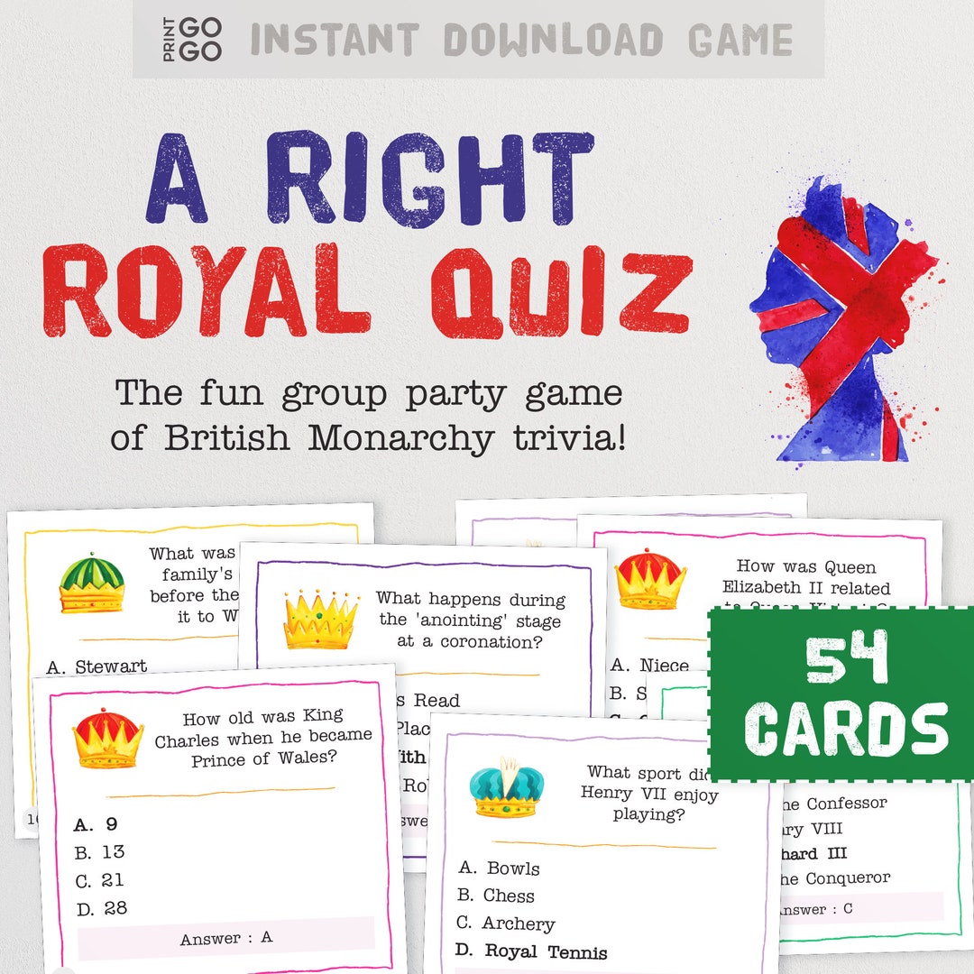 A Right Royal Quiz - 54 Quiz Questions to Test Your British Monarchy ...
