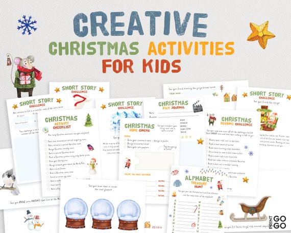 Creative Christmas Activities for Kids Holiday Activity - Etsy Australia