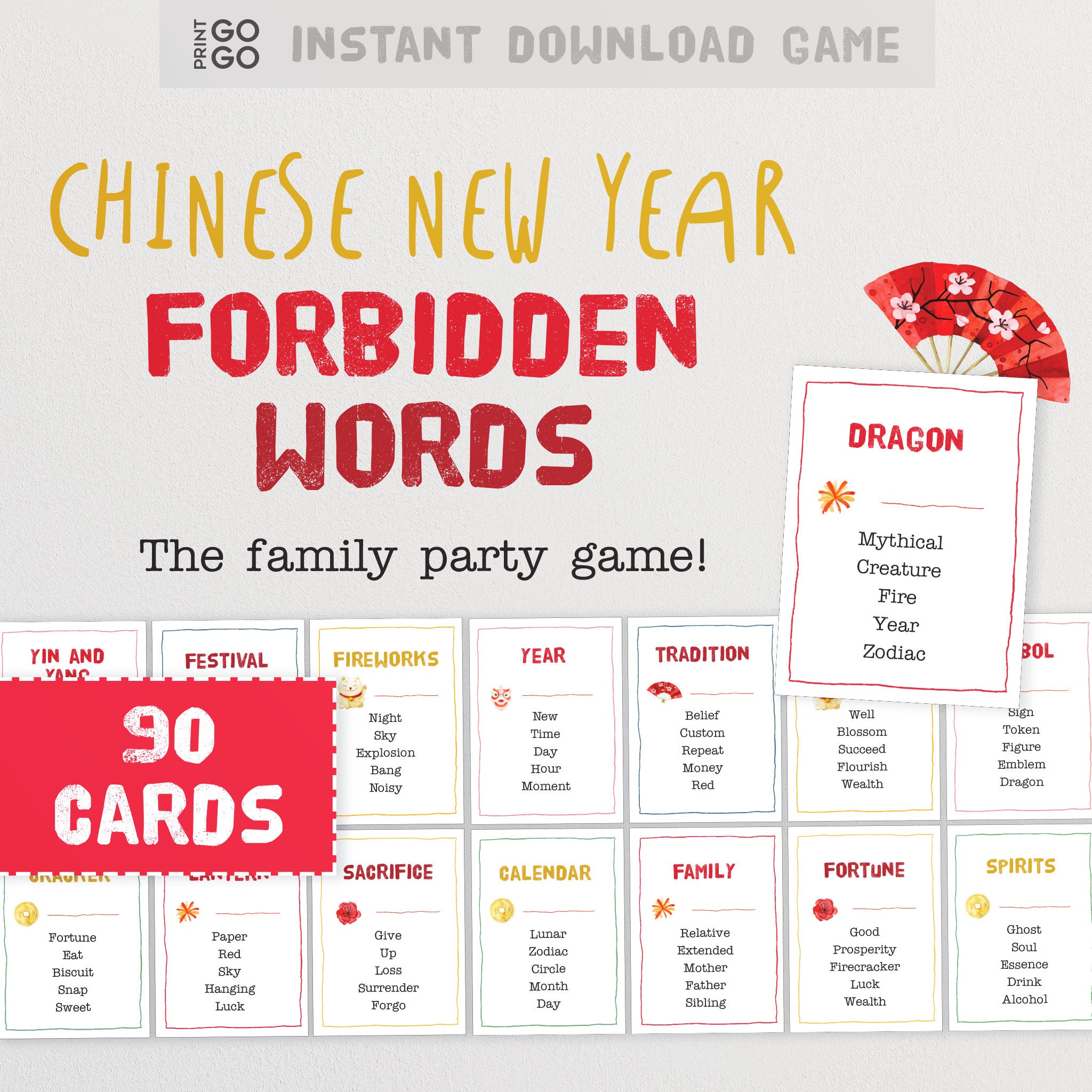 Chinese New Year Forbidden Words the Hilarious Party Game of Giving ...