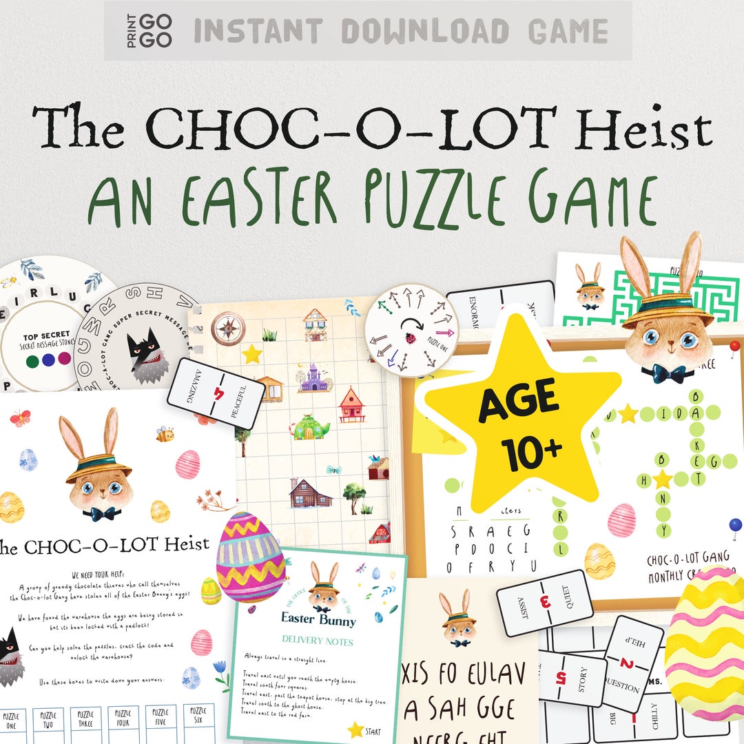 The Choc-o-lot Heist - an Easter Puzzle Game for Kids | Children's ...
