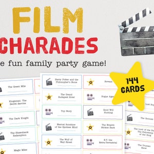 Charades Card Bundle - the Fun Family Party Game of Acting Out and ...
