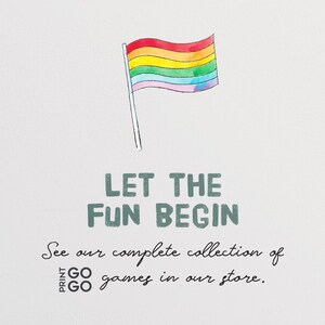 Pride Charade Cards - the Fun LGBTQI+ Party Game of Acting Out and ...