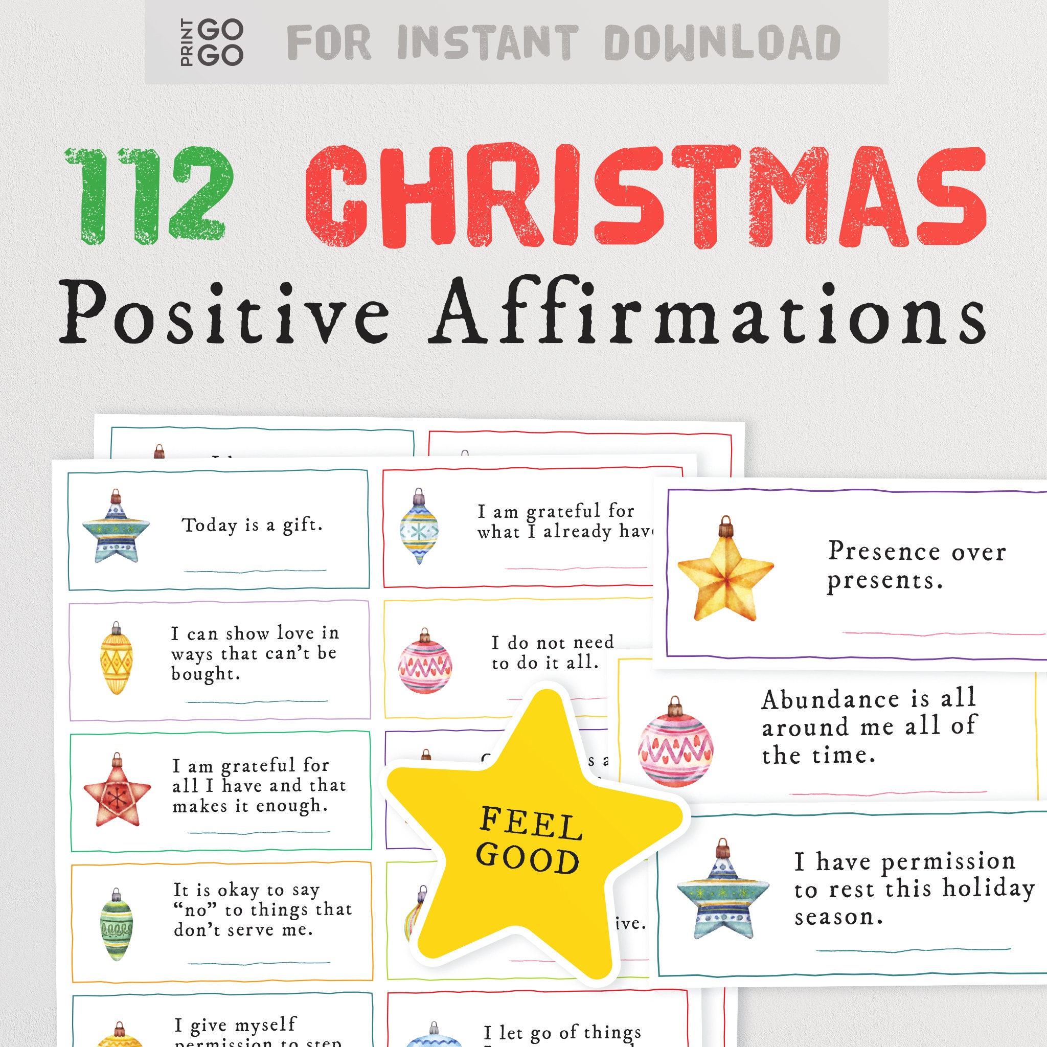 112 Christmas Affirmations to Help You Through the Holidays | Unique ...