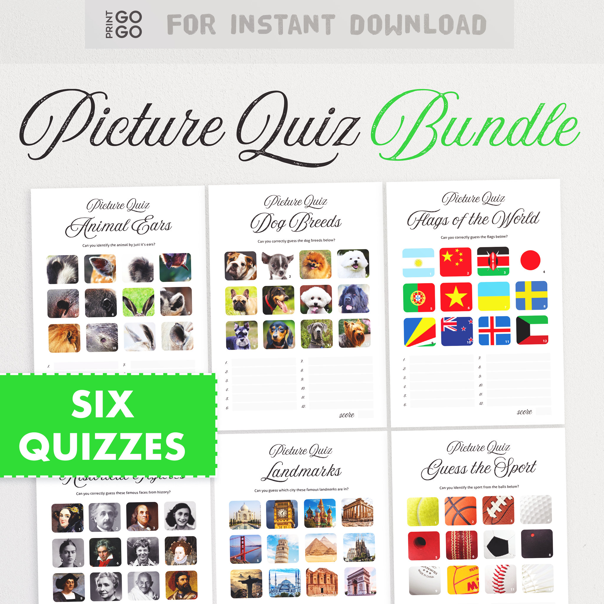 Printable Brain Teaser Quizzes