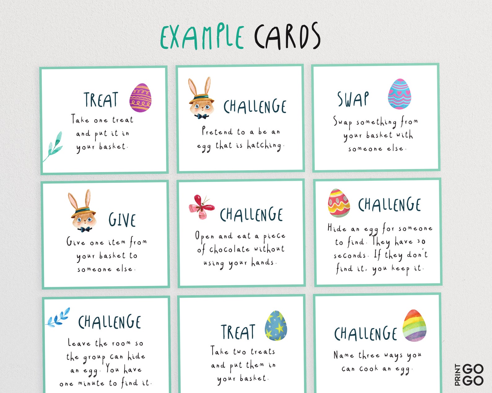 Easter Egg Challenge Game the Egg-stra Fun Candy Game of - Etsy