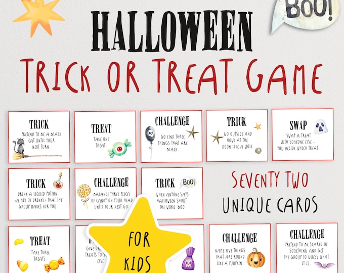 Halloween Trick or Treat Game for Kids | Kids Halloween Party Game ...