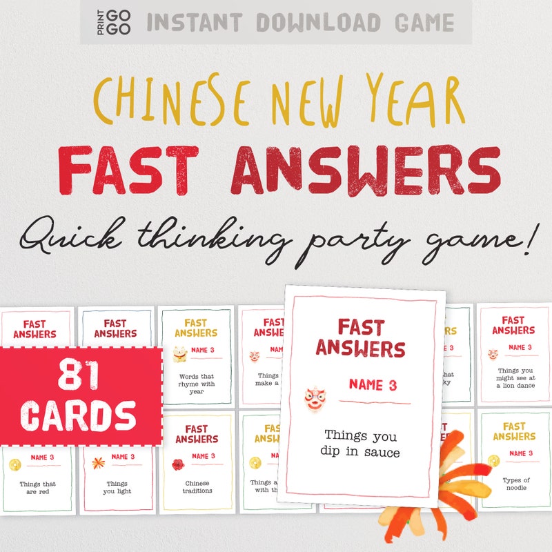 New Year Taboo Card - Etsy