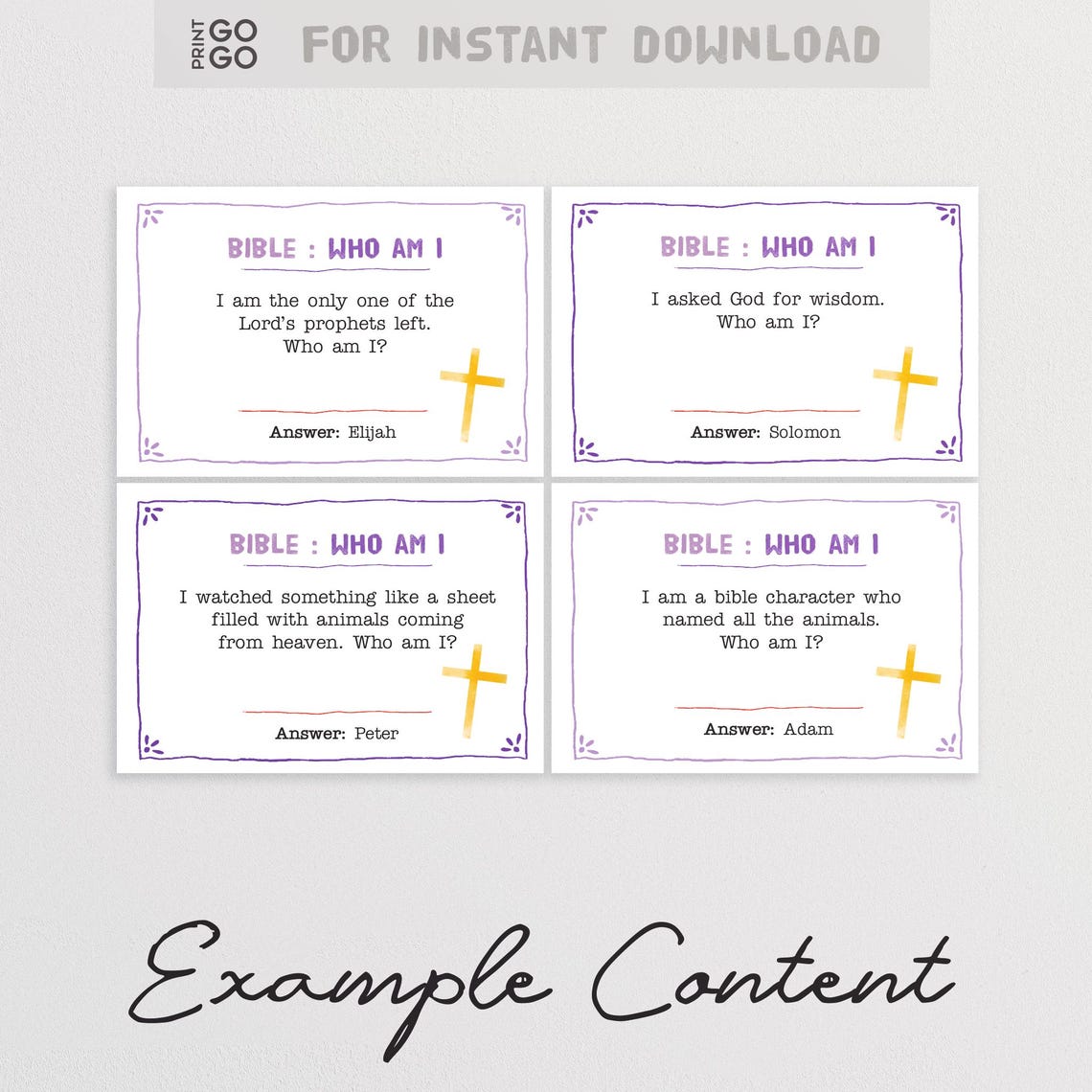 Bible Who Am I? - the Fun Family Bible Trivia Game | Bible Study Game ...